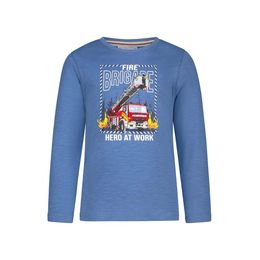 SALT & PEPPER Salt and Pepper Longsleeve "Fire brigade" in Blau - 34% | Gr&ouml;&szlig;e 116/122 | Kinder-longsleeves