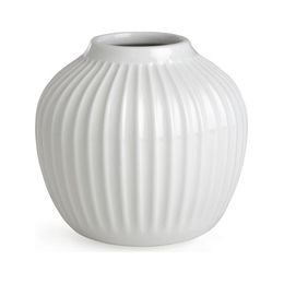 K&Auml;HLER DESIGN K&auml;hler Vase "Hammersh&oslash;i" in Wei&szlig; - (H)12,5 cm - 41% | Kerzen-vasen
