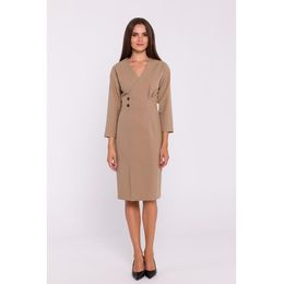 Stylove Kleid in Beige - 67% | Gr&ouml;&szlig;e L | Damen-kleider