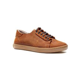 Comfortfusse Leder-Sneakers in Braun - 49% | Gr&ouml;&szlig;e 45 | Herrensneakers