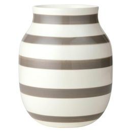 K&Auml;HLER DESIGN K&auml;hler Vase "Omaggio" in Grau/ Wei&szlig; - (H)20 cm - 46% | Kerzen-vasen