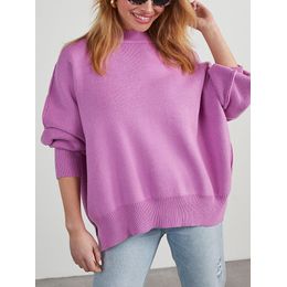 Milan Kiss Pullover in Lila - 54% | Gr&ouml;&szlig;e L | Damen-pullover-cardigans