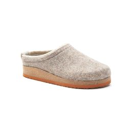 Comfortfusse Woll-Hausschuhe in Beige - 52% | Gr&ouml;&szlig;e 44 | Damen-pantoletten