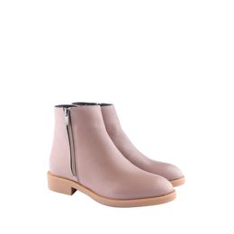 D.Moro Leder-Ankle-Boots in Rosa - 51% | Gr&ouml;&szlig;e 37 | Damen-stiefel