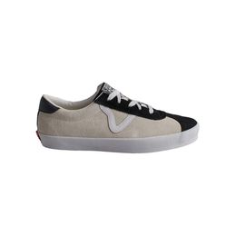 Vans Leder-Sneakers "Sport Low" in Wei&szlig;/ Schwarz - 48% | Gr&ouml;&szlig;e 44,5 | Herrensneakers