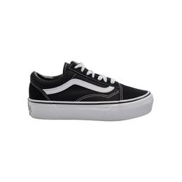 Vans Leder-Sneakers "Old Skool" in Schwarz - 30% | Gr&ouml;&szlig;e 36,5 | Damen-sneakers