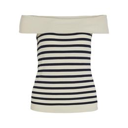 Vila Top in Beige/ Schwarz - 57% | Gr&ouml;&szlig;e L | Damen-tops