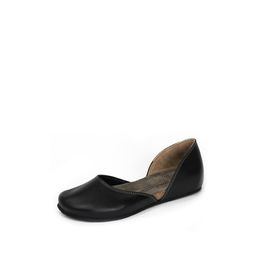 Comfortfusse Leder-Ballerinas in Schwarz - 52% | Gr&ouml;&szlig;e 36 | Damen-ballerinas