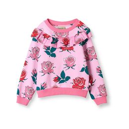 Smafolk Sm&aring;folk Sweatshirt "Quincy" in Rosa - 51% | Gr&ouml;&szlig;e 86/92 | Kinder-sweatshirts-jacken