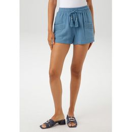 Aniston Shorts in Blau - 67% | Gr&ouml;&szlig;e 42 | Shorts