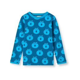 Smafolk Sm&aring;folk Longsleeve "Elstar" in Blau - 54% | Gr&ouml;&szlig;e 98/104 | Kinder-longsleeves