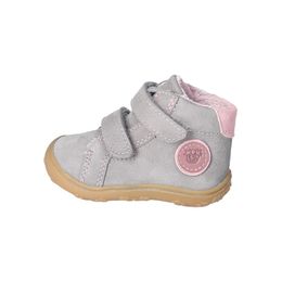 Pepino Leder-Lauflernschuhe "Gedo" in Grau/ Rosa - 41% | Gr&ouml;&szlig;e 22 | Lauflernschuhe