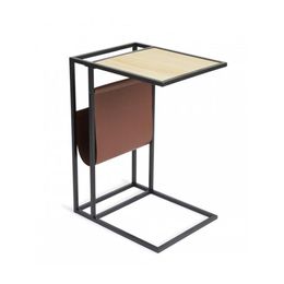 LIFA LIVING Beistelltisch "Manhattan" in Braun/ Beige - (B)45 x (H)63 x (T)35 cm - 71% | Tische