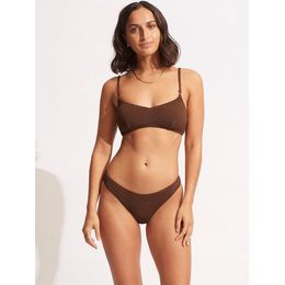 Seafolly Bikini-Oberteil in Braun - 51% | Gr&ouml;&szlig;e M | Damen-bademode