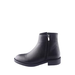 D.Moro Leder-Ankle-Boots in Schwarz - 51% | Gr&ouml;&szlig;e 36 | Stiefeletten