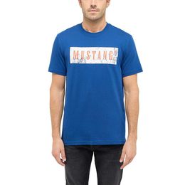 Mustang Shirt in Blau - 40% | Gr&ouml;&szlig;e M | Herren-plussize