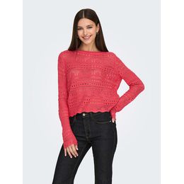 Jacqueline de Yong JDY Pullover in Rot - 74% | Gr&ouml;&szlig;e XS | Damen-pullover-cardigans