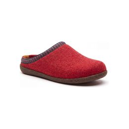 Comfortfusse Woll-Hausschuhe "Scoti" in Rot - 50% | Gr&ouml;&szlig;e 35 | Damen-pantoletten