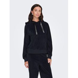 Jacqueline de Yong JDY Hoodie "Vida" in Schwarz - 48% | Gr&ouml;&szlig;e XXL | Damen-sweatshirts-jacken