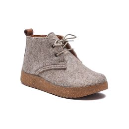 Comfortfusse Woll-Schn&uuml;rschuhe in Beige - 50% | Gr&ouml;&szlig;e 42 | Damen-schnuerschuhe