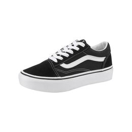 Vans Leder-Sneakers in Schwarz - 51% | Gr&ouml;&szlig;e 31 | Kindersneakers