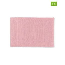 LYNGBY 2er-Set: Tischsets "Herringbone" in Rosa - (L)43 x (B)30 cm - 40% |