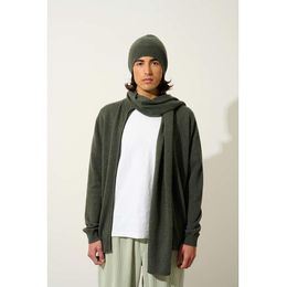 AUTHENTIC CASHMERE Kaschmir-Schal "Vaymont" in Khaki - (L)200 x (B)30 cm - 52% | Herren-schals-tuecher