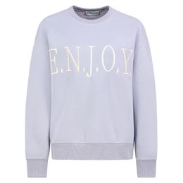 Sublevel Sweatshirt in Flieder - 52% | Gr&ouml;&szlig;e L | Damen-sweatshirts-jacken