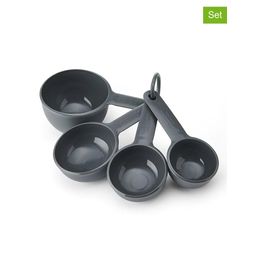 KitchenAid 4tlg. Set: Messl&ouml;ffel in Grau - (L)18 cm - 14% | Kuechenhelfer