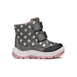 Geox Boots "Flanfil" in Grau/ Rosa - 37% | Gr&ouml;&szlig;e 26 | Baby-stiefel-boots