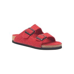 Comfortfusse Pantoletten in Rot - 50% | Gr&ouml;&szlig;e 43 | Damen-pantoletten