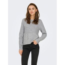 Jacqueline de Yong JDY Pullover "Pearl" in Grau - 37% | Gr&ouml;&szlig;e M | Damen-pullover-cardigans