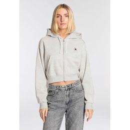 Converse Sweatjacke in Grau - 51% | Gr&ouml;&szlig;e XL | Damen-sweatshirts-jacken