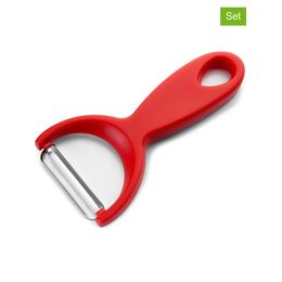 Ibili 2er-Set: Tomatensch&auml;ler in Rot - (L)15 cm - 13% | Kuechenhelfer