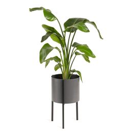 LIFA LIVING Pflanzenst&auml;nder "Delphine" in Grau - (H)50 cm - 54% | Gartenwerkzeuge