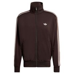 adidas originals Sweatjacke 'Firebird' Herren Gr&ouml;&szlig;e S dunkelbraun / rosa