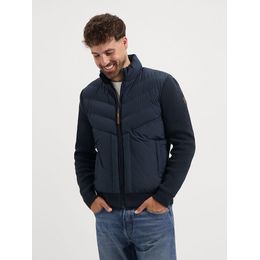 TRAVELIN' &Uuml;bergangsjacke in Dunkelblau - 47% | Gr&ouml;&szlig;e M | Herren-plussize