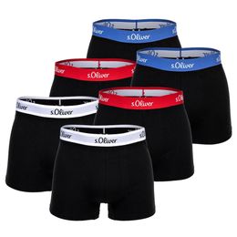 s.Oliver Boxershorts Herren Gr&ouml;&szlig;e L blau / feuerrot / schwarz / wei&szlig;