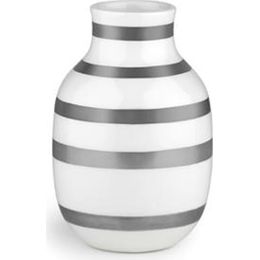 K&Auml;HLER DESIGN K&auml;hler Vase "Omaggio" in Silber/ Wei&szlig; - (H)12,5 cm - 36% | Kerzen-vasen