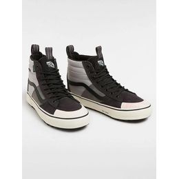 Vans Leder-Sneakers ''Sk8-Hi'' in Schwarz/ Grau - 48% | Gr&ouml;&szlig;e 40 | Herrensneakers
