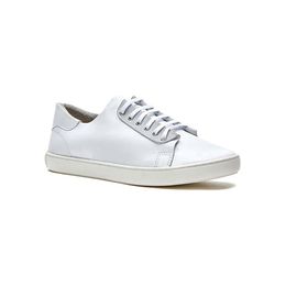 Comfortfusse Leder-Sneakers in Wei&szlig; - 49% | Gr&ouml;&szlig;e 42 | Herrensneakers