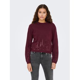 Jacqueline de Yong JDY Pullover in Rot - 45% | Gr&ouml;&szlig;e XS | Damen-pullover-cardigans