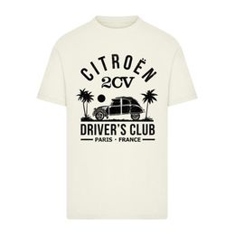 F4NT4STIC Shirt 'Citro&euml;n 2CV Driver's Club Black Beach' male Beige size XXL