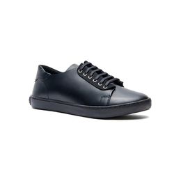Comfortfusse Leder-Sneakers in Schwarz - 49% | Gr&ouml;&szlig;e 41 | Herrensneakers