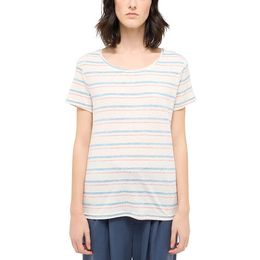 Mustang Shirt in Hellblau/ Rosa - 43% | Gr&ouml;&szlig;e L | Damen-tops