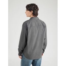 Abercrombie & Fitch Abercrombie & Fitch Button Up Shirt 'TOUCH' male size L mottled grey