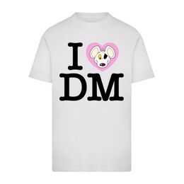 F4NT4STIC Shirt 'Danger Mouse I Love DM' male White size L