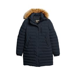Superdry & Co Wintermantel 'Fuji' Damen Gr&ouml;&szlig;e XS marine / hellbraun