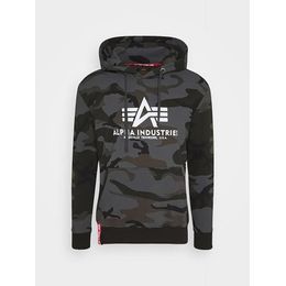Alpha Industries Sweatshirt 'Basic Camo' male Black size 3XL