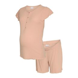 MAMALICIOUS Umstand Shorty 'MLLamie Lia' Damen Gr&ouml;&szlig;e S pastellpink Winterkleid